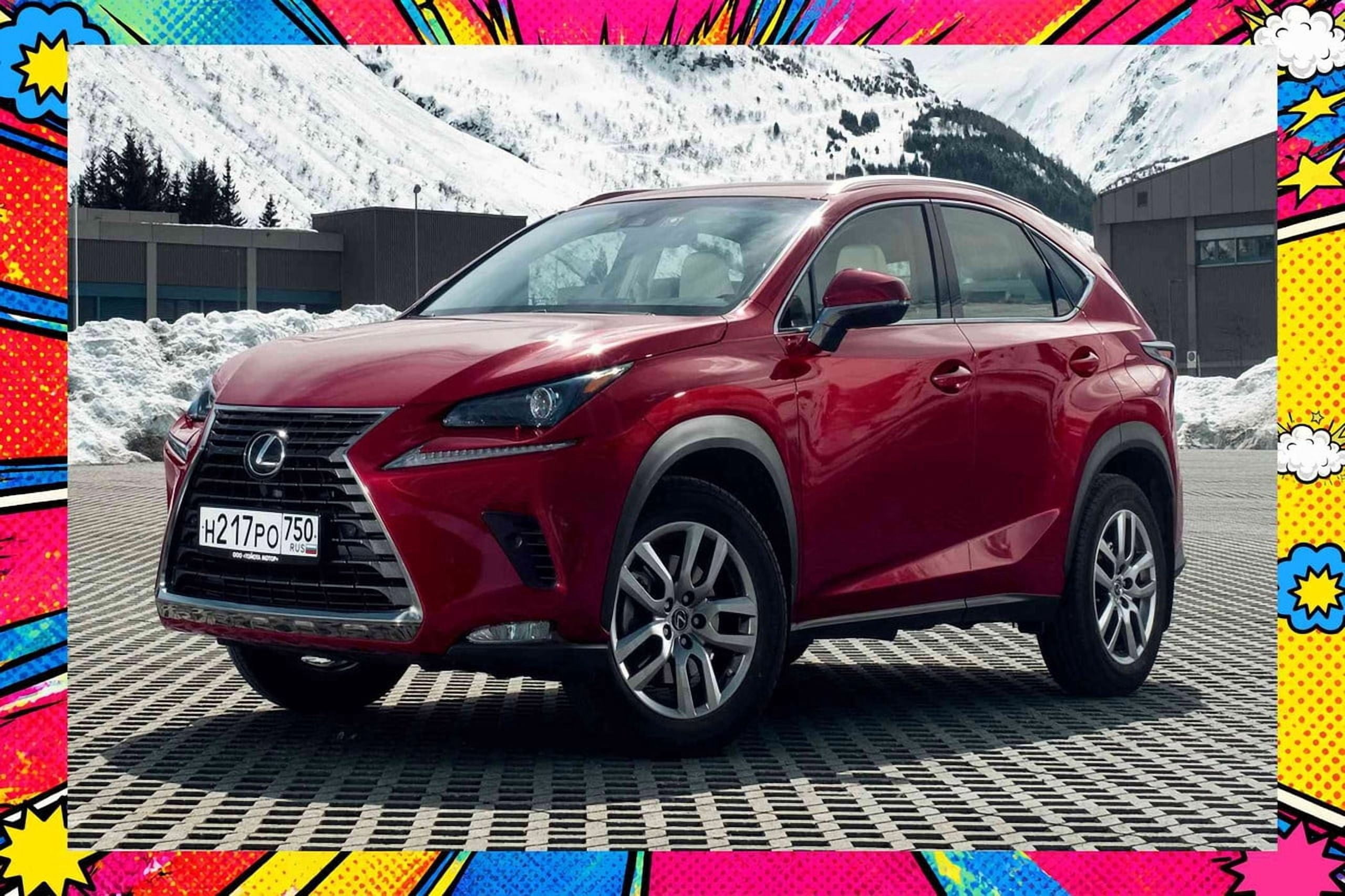 2018 Lexus NX RU - Pop Art Edition | 24x36 Inch Rolled Canvas Print ...
