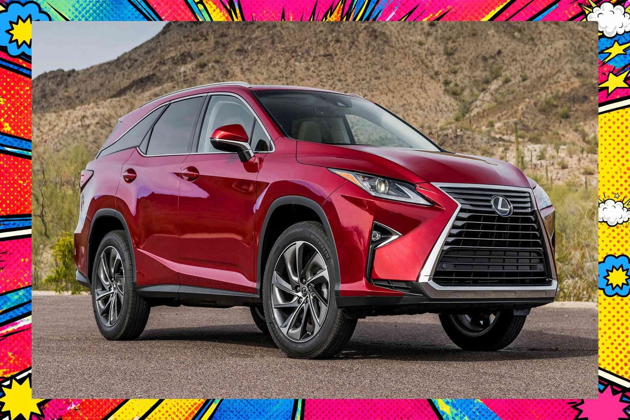 2018 Lexus RX LWB - Pop Art Edition | 24x36 Inch Glossy Laminated ...