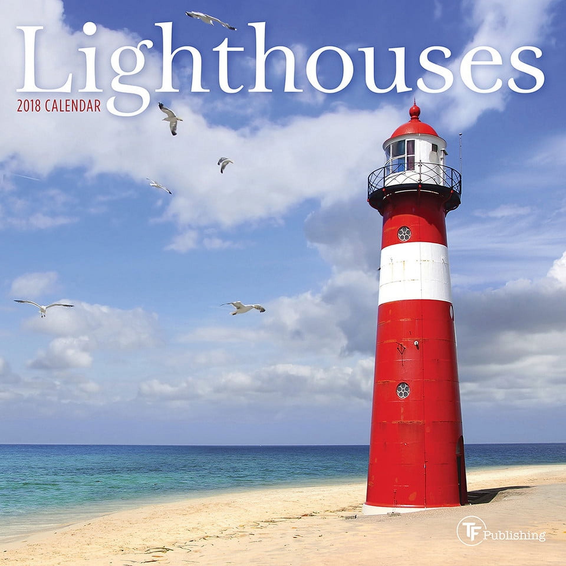 2018 Lighthouses Mini Calendar - Walmart.com