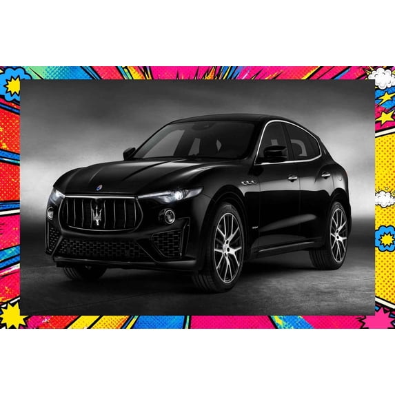 2018 Maserati Levante GranSport - Pop Art Edition | 20x30 Inch Glossy ...