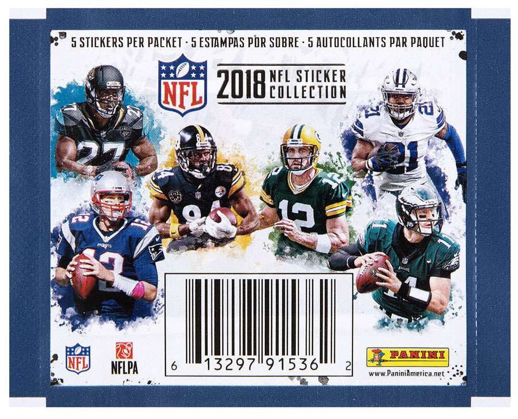 2018 NFL Sticker Collection Booster Pack - Walmart.com