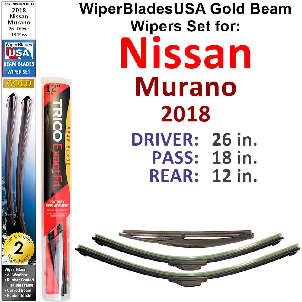 Stunning 2018 Nissan Murano Wiper Blade Size Photos