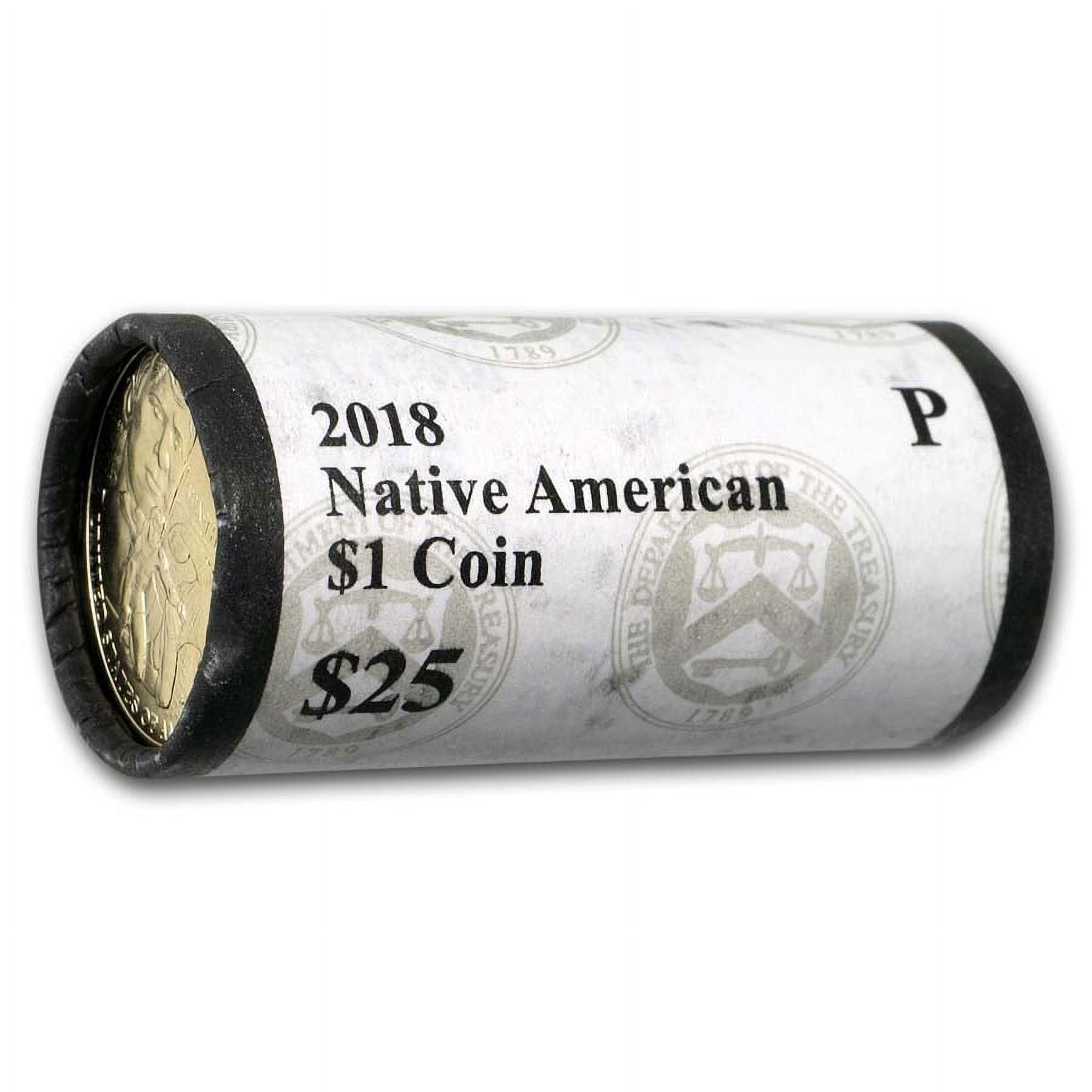 2018-P Native Amer $1 - Jim Thorpe (25 Coin Roll) BU - Walmart.com
