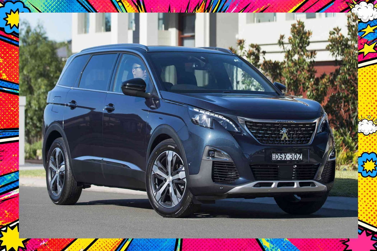 2018 Peugeot 5008 GT Line AU - Pop Art Edition | 24x36 Inch Laminated ...