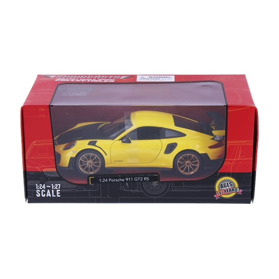 2018 Porsche 911 GT2 Hardtop, Yellow - Showcasts 38523YL - 1/24 Scale ...
