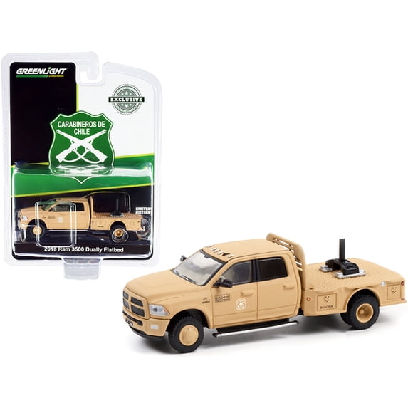 2018 Ram 3500 Heavy Duty Dually Flatbed Matt Tan \Carabineros de Chile ...