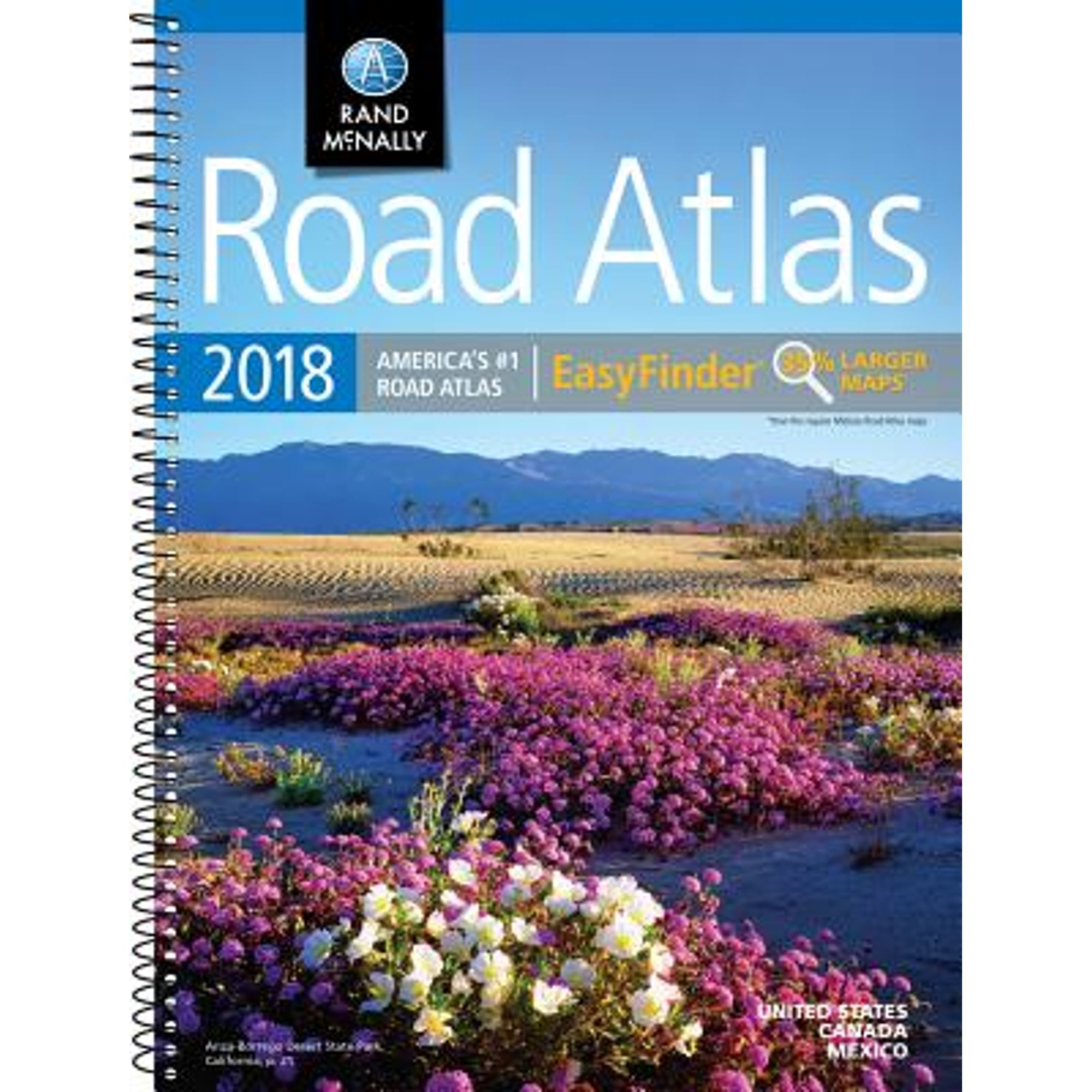Pre-Owned 2018 Rand McNally Easyfinder Midsize Road Atlas: DRAM ...