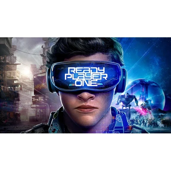 2018 Ready Player One Movie Poster Wade Watts Back To The Future ...
