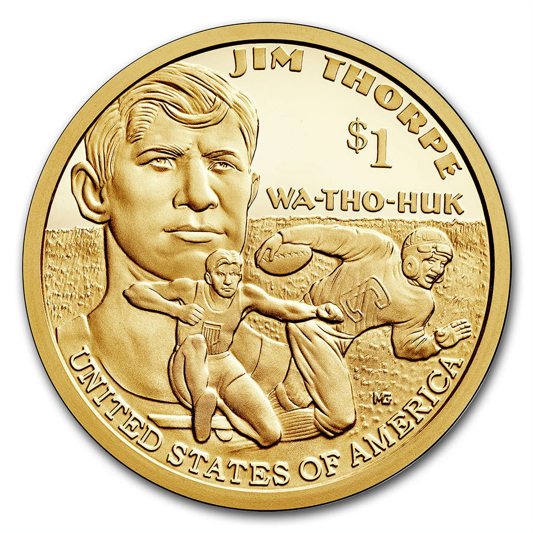2018-S Native Amer $1 - Jim Thorpe Gem Proof - Walmart.com
