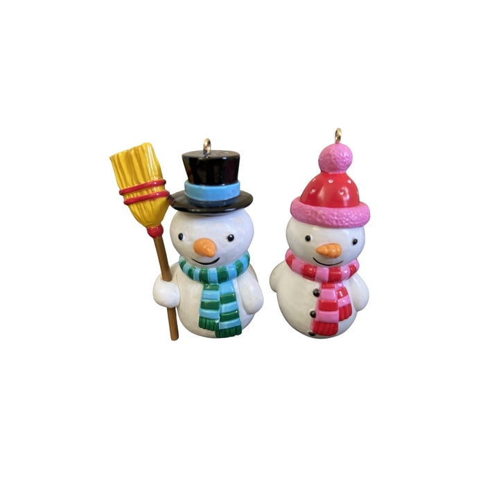 2018 Salt and Pepper Snowmen Snowmen Hallmark Keepsake Christmas Tree ...