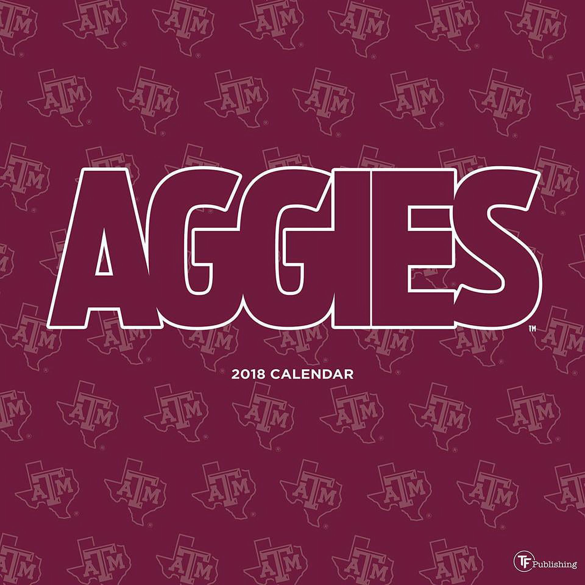 2018 Texas A&M University Wall Calendar - Walmart.com