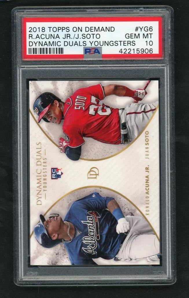 2018 Topps On Demand Dynamic Dual Youngster Juan Soto/Ronald Acuna Jr ...