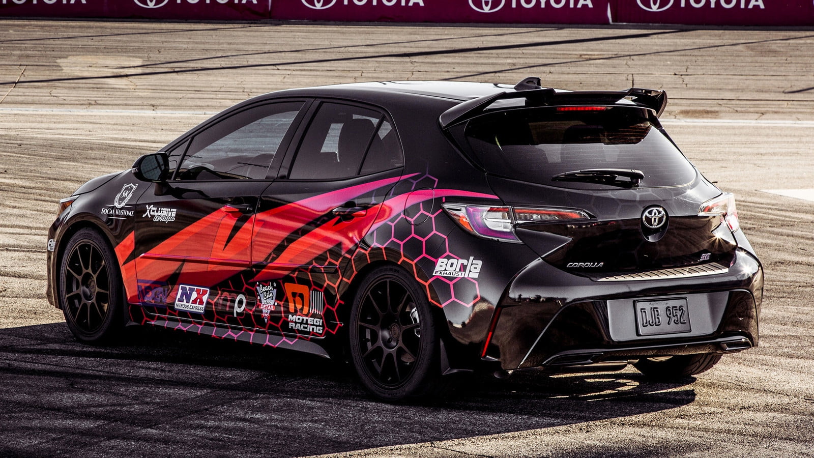 2018 Toyota Corolla SoCal Kustomz Style A - 20x30 Inch Laminated Poster ...