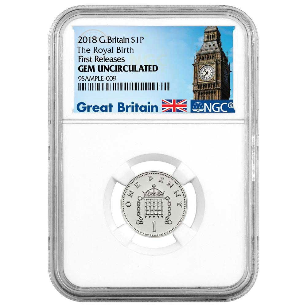2018 U.K. Royal Birth Silver Coin NGC FR Exclusive Big Ben Label ...