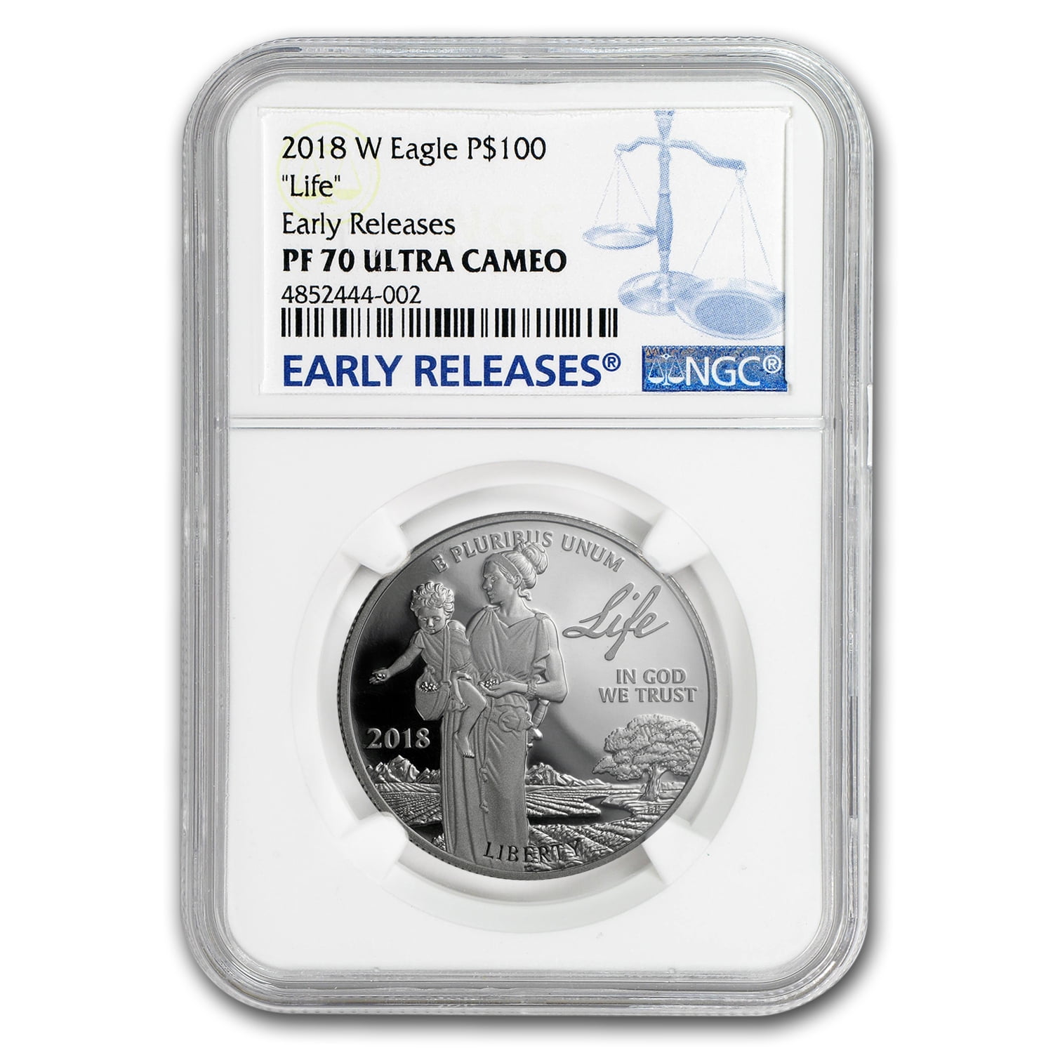 2018-W 1 oz Proof American Platinum Eagle PF-70 NGC (ER) - Walmart.com