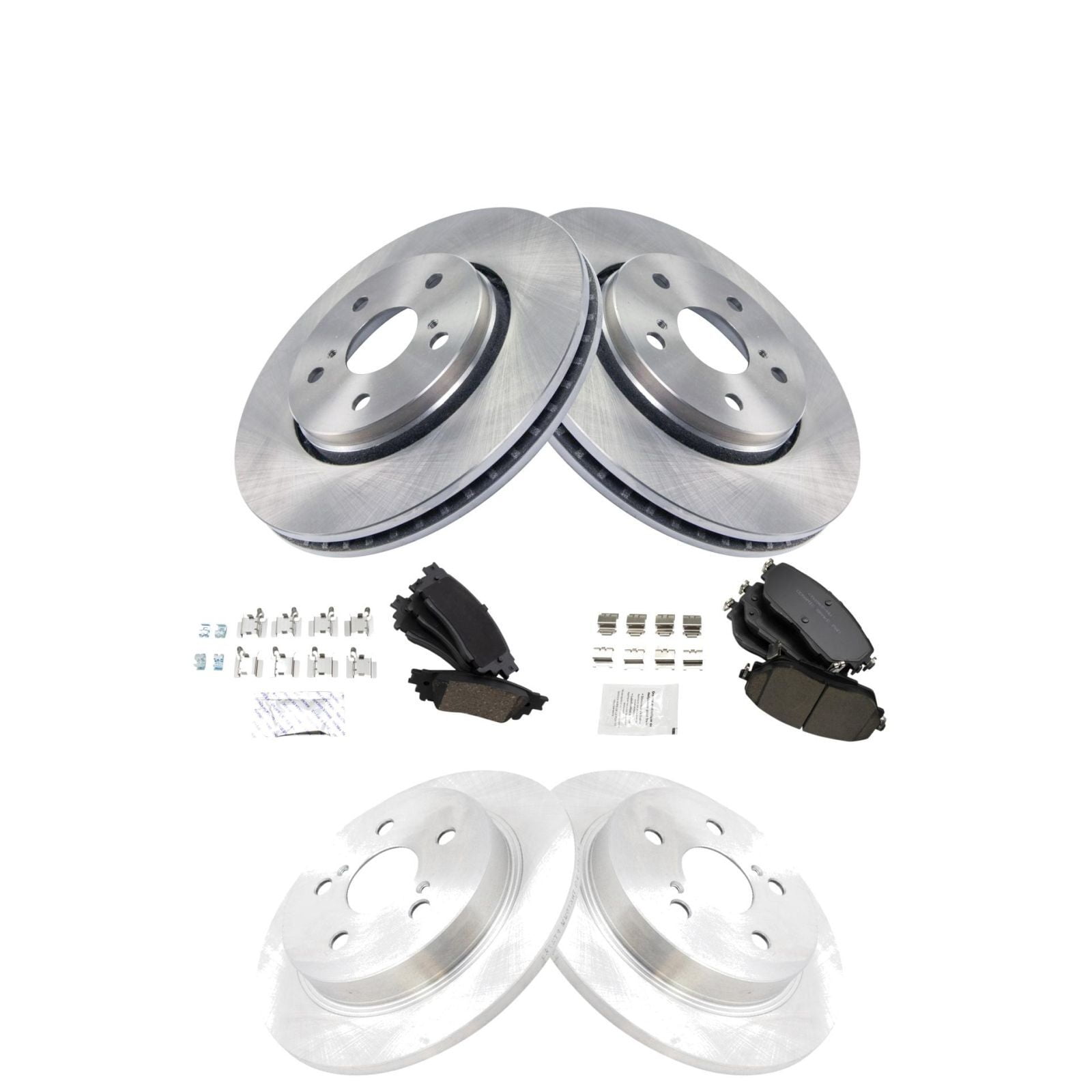 2018 for Toyota for C-HR Ceramic Brake Kit 11.75in Front Vent & 11.06in ...