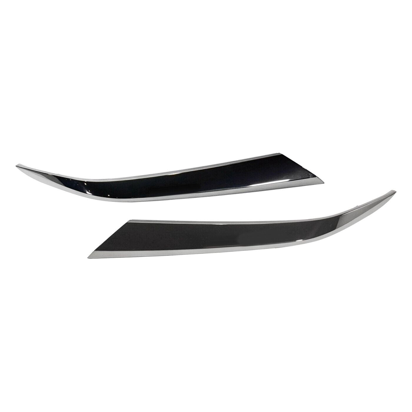 2019-2020 For Hyundai For Santa Fe Front Bumper Trim Set - Dark Chrome ...