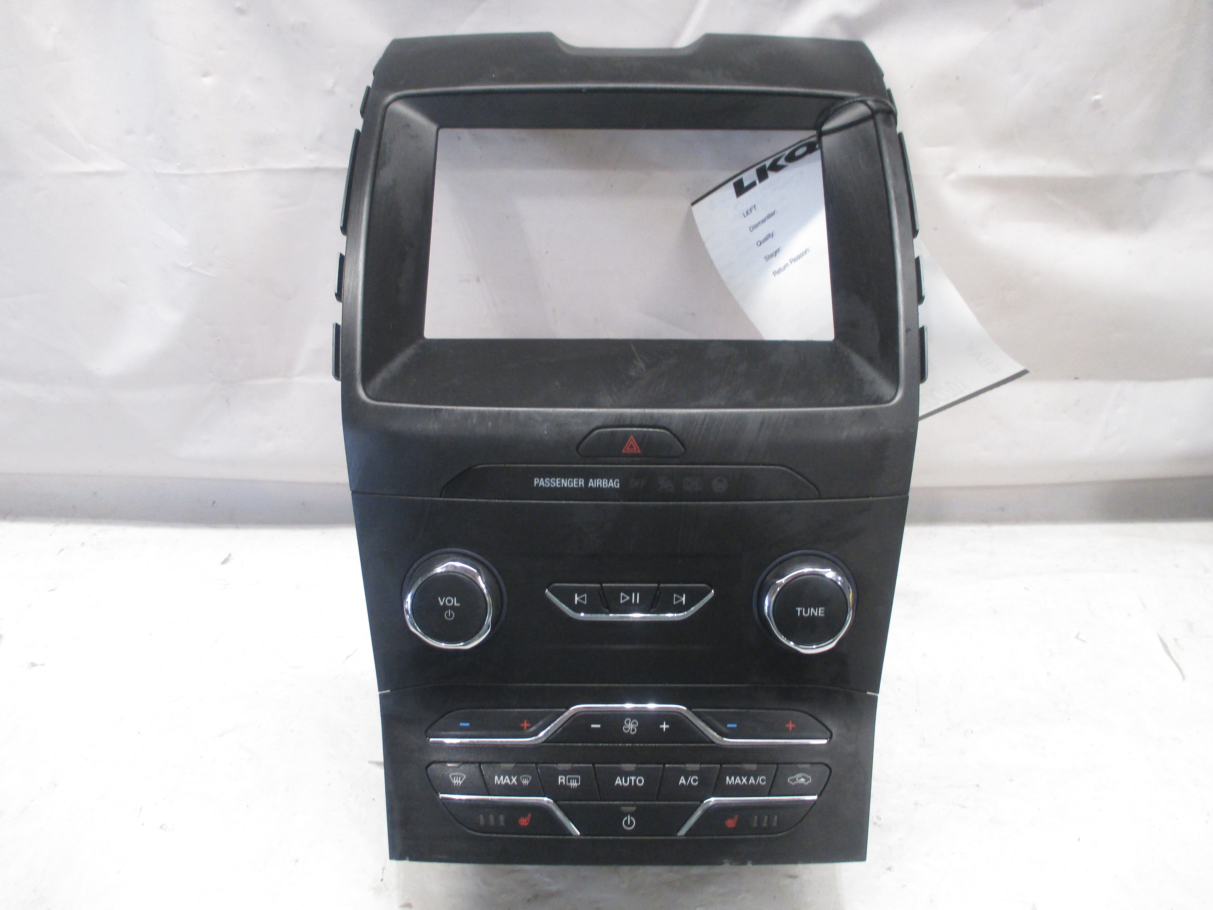 Pre-Owned 2019 2020 Ford Edge Radio Control Panel w/Temperature ...