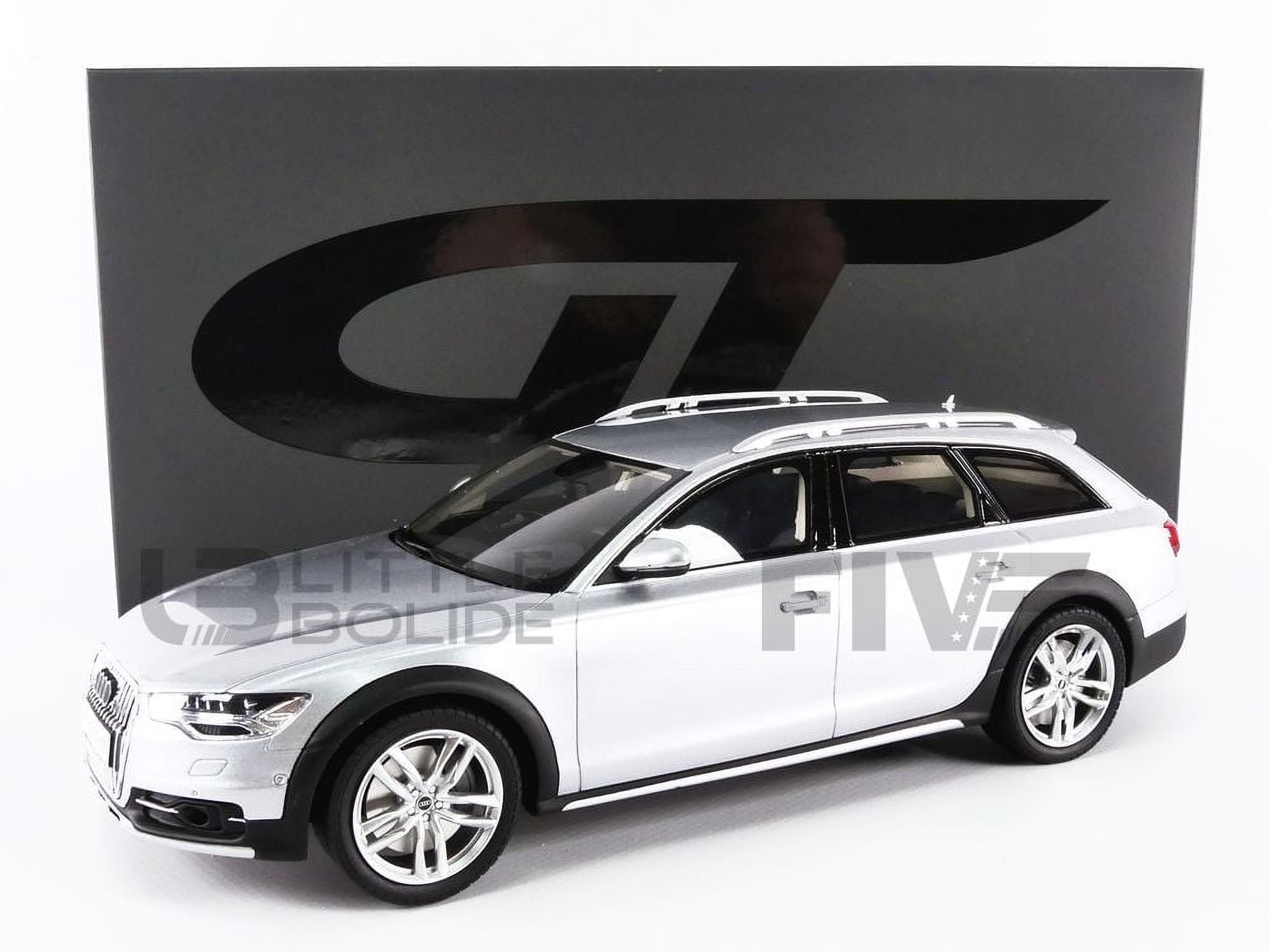 2019 Audi A6 (C7) Allroad Floret Silver Metallic 1/18 Model Car by GT ...