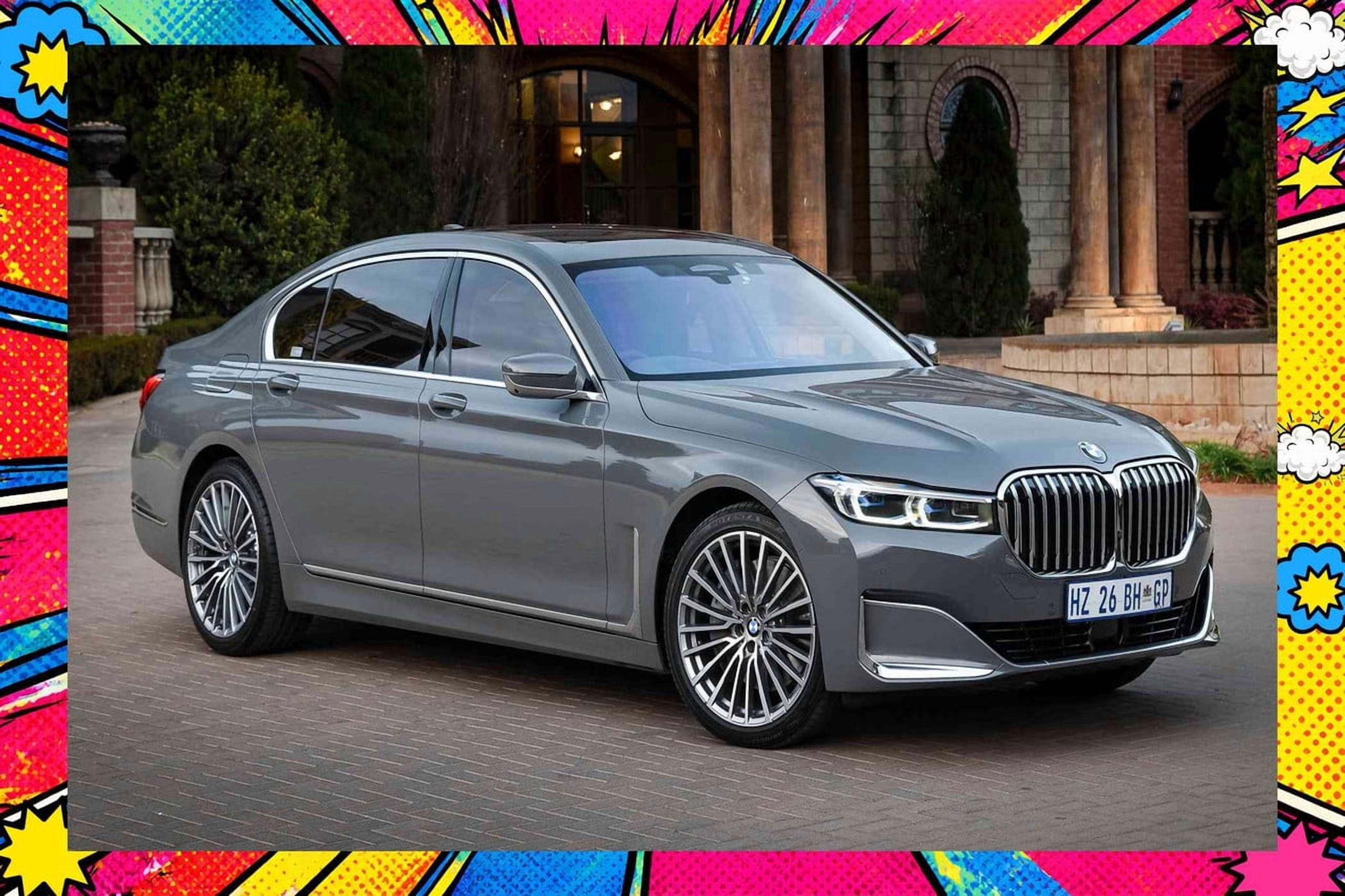 2019 BMW 7 Series LWB ZA - Pop Art Edition | 24x36 Inch Rolled Canvas ...