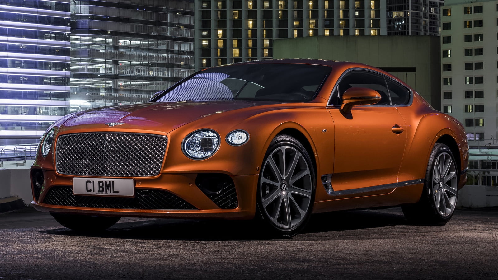 2019 Bentley Continental GT V8 - 24x36 Inch Glossy Laminated Poster ...
