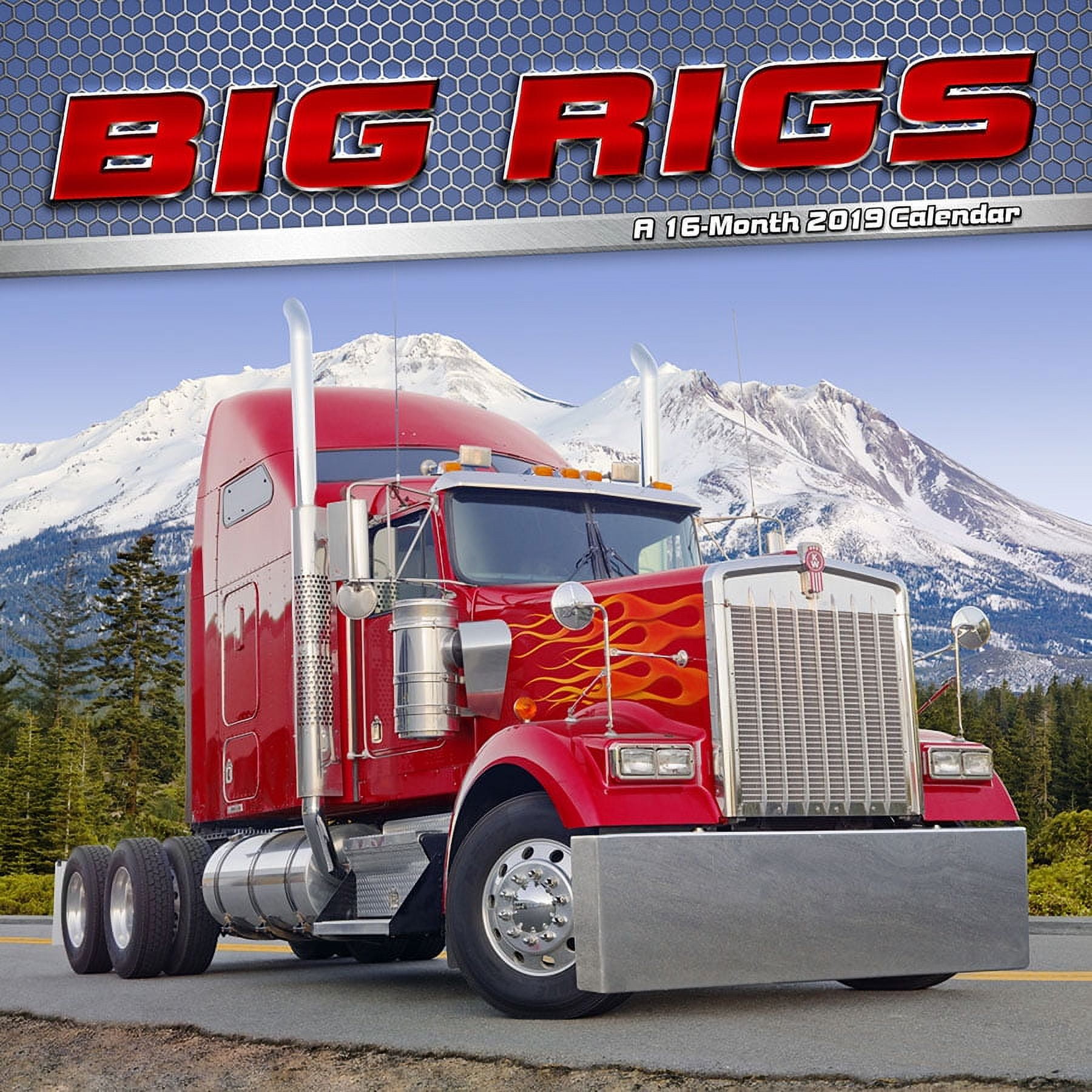 2019 Big Rigs Wall Calendar - Walmart.com