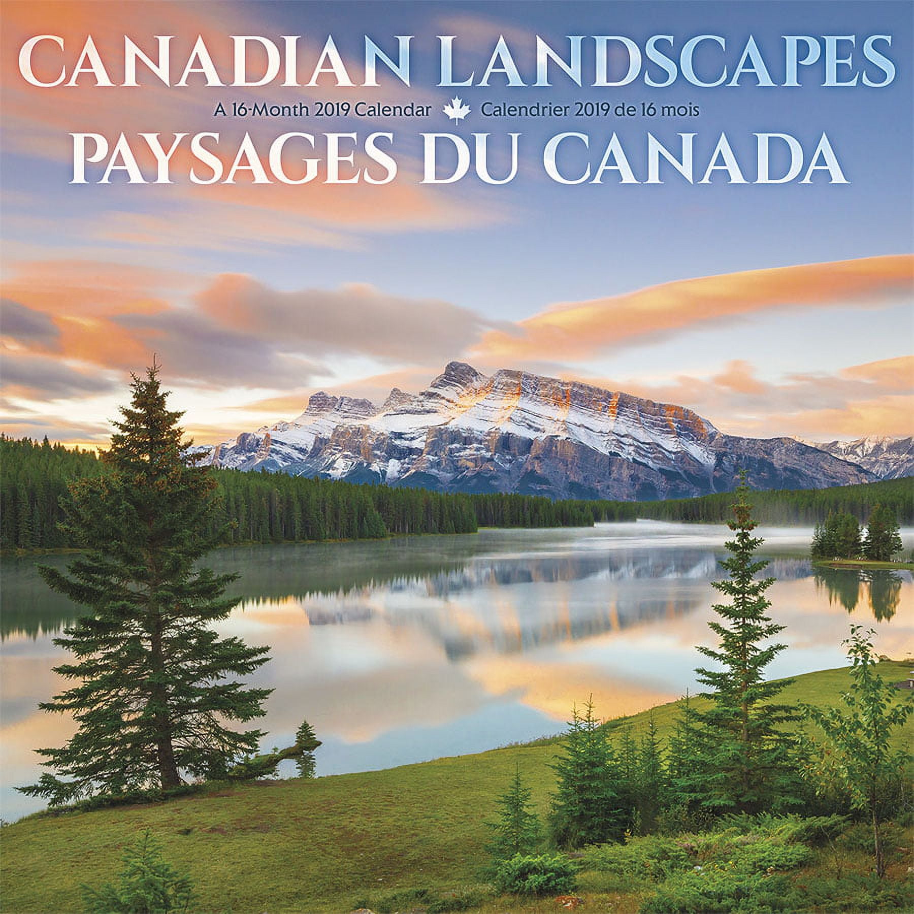 2019 Canadian Landscapes (Bilingual FRE) Wall Calendar - Walmart.com
