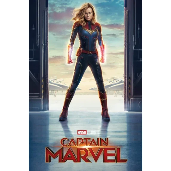 2019 Captian Marvel Movie Poster Captain Marvel Brie Larson Marvel ...