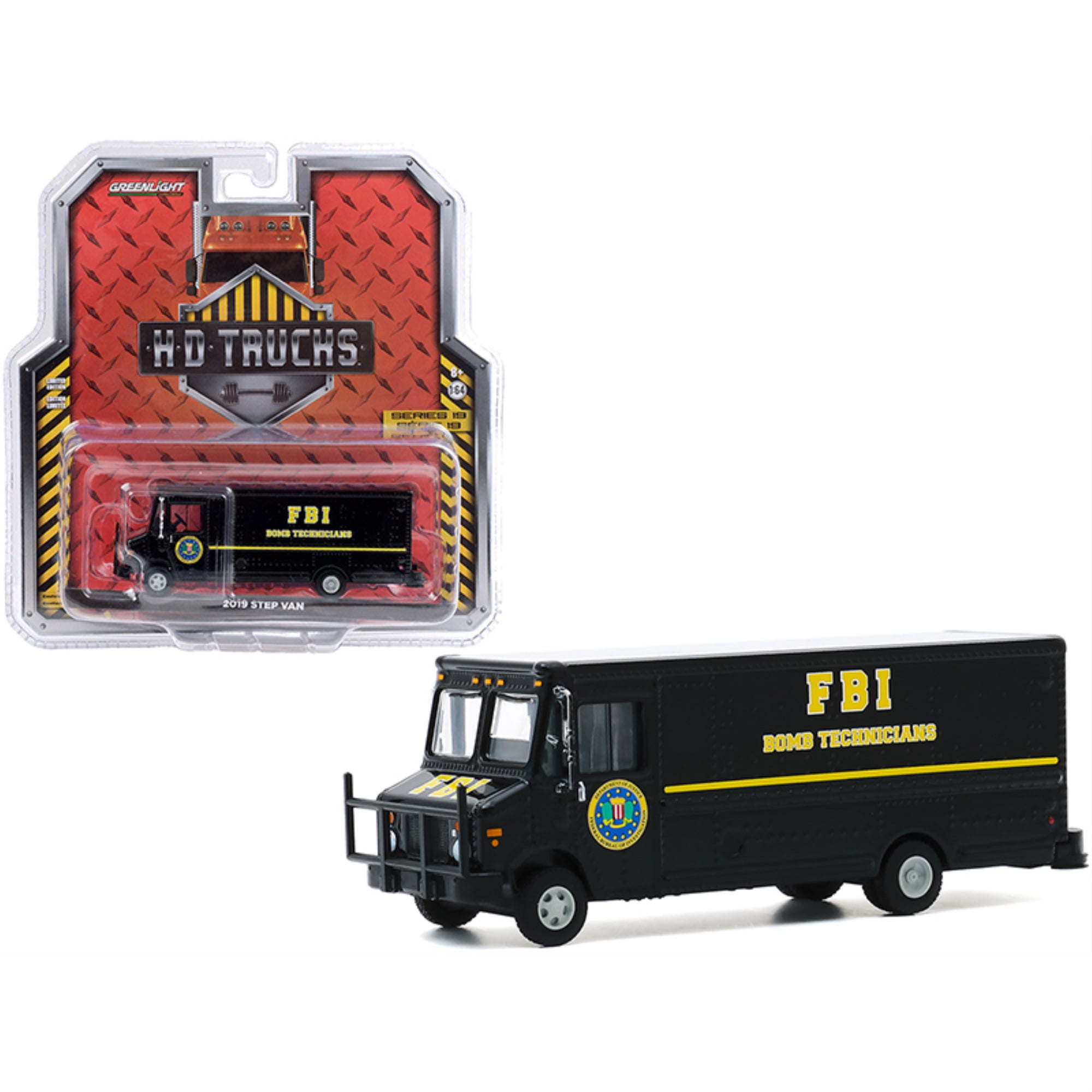 2019 FBI Step Van FBI Bomb Technicians Black H.D. Trucks Series 19 1/64 ...