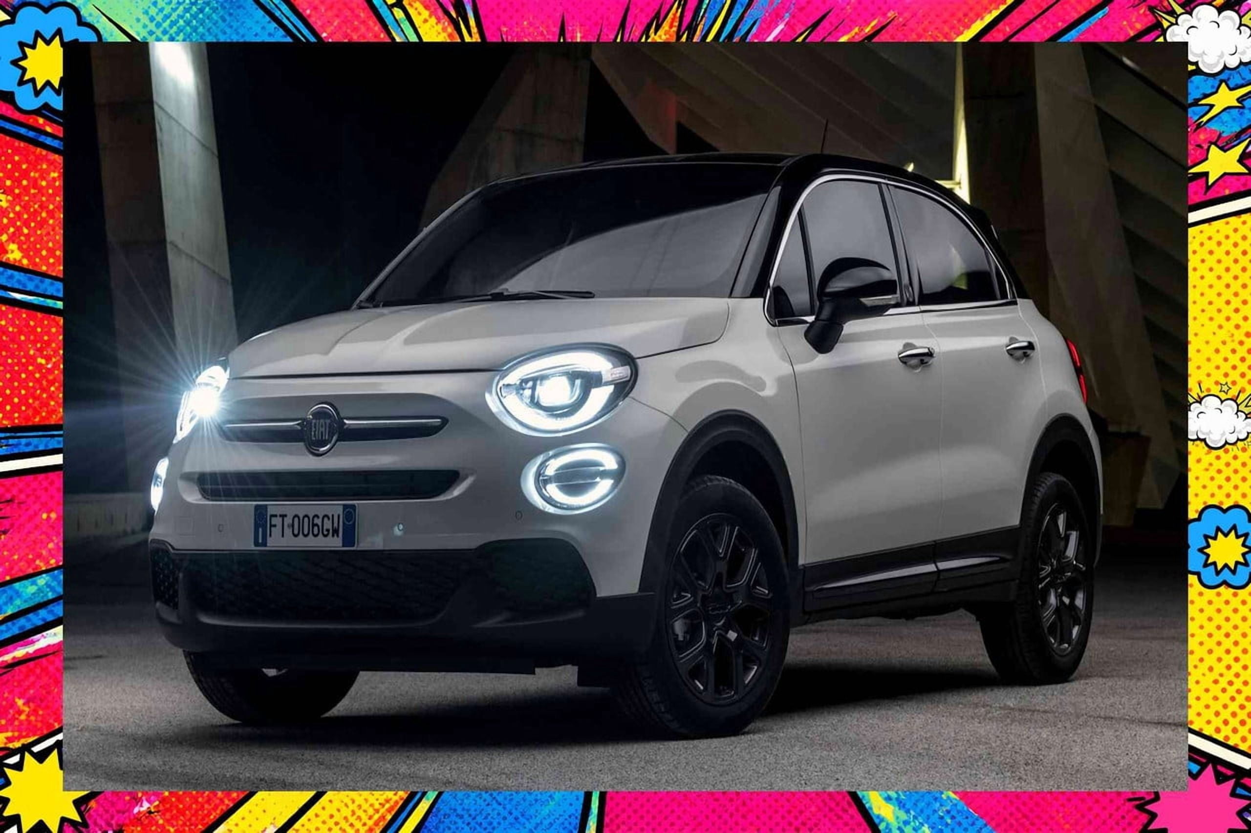 2019 Fiat 500X 120th - Pop Art Edition | 12x18 Inch Laminated Poster ...