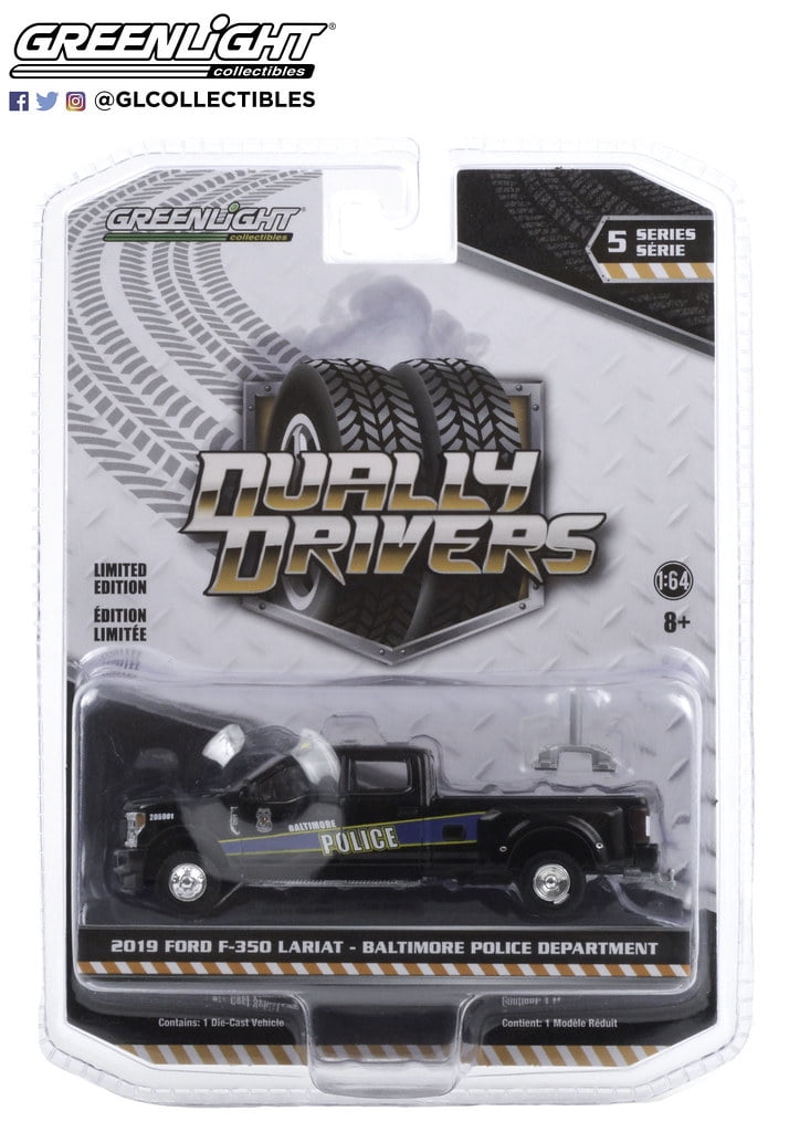 2019 Ford F-350 Lariat Dually Pickup Truck Black "Baltimore Police ...