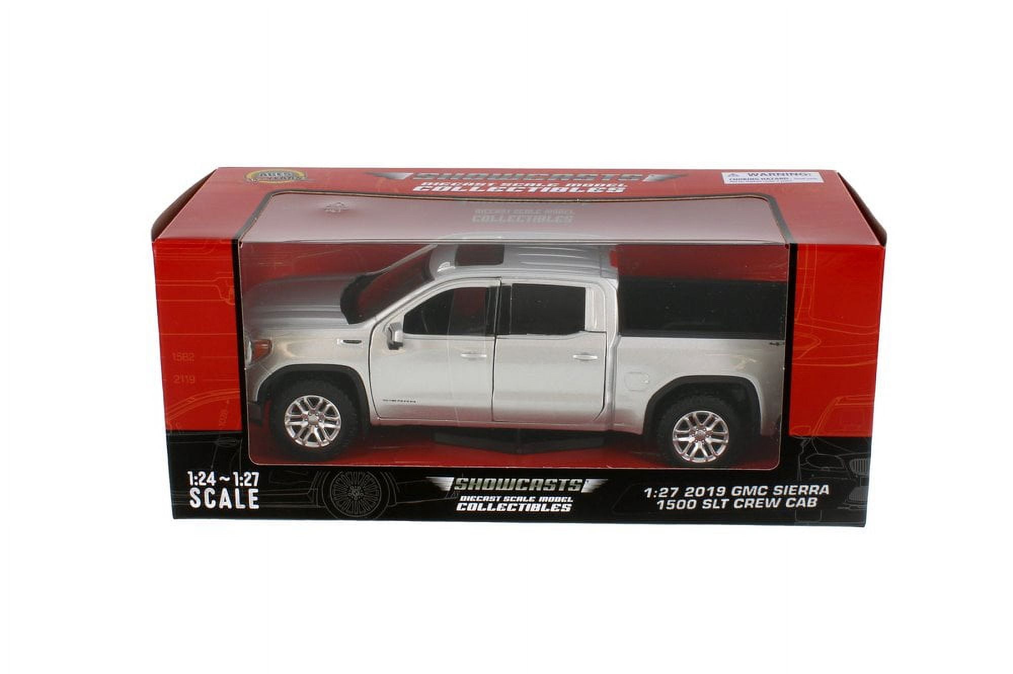 2019 GMC Sierra 1500 SLT Crew Cab, Silver - Showcasts 71361SV - 1/27 ...