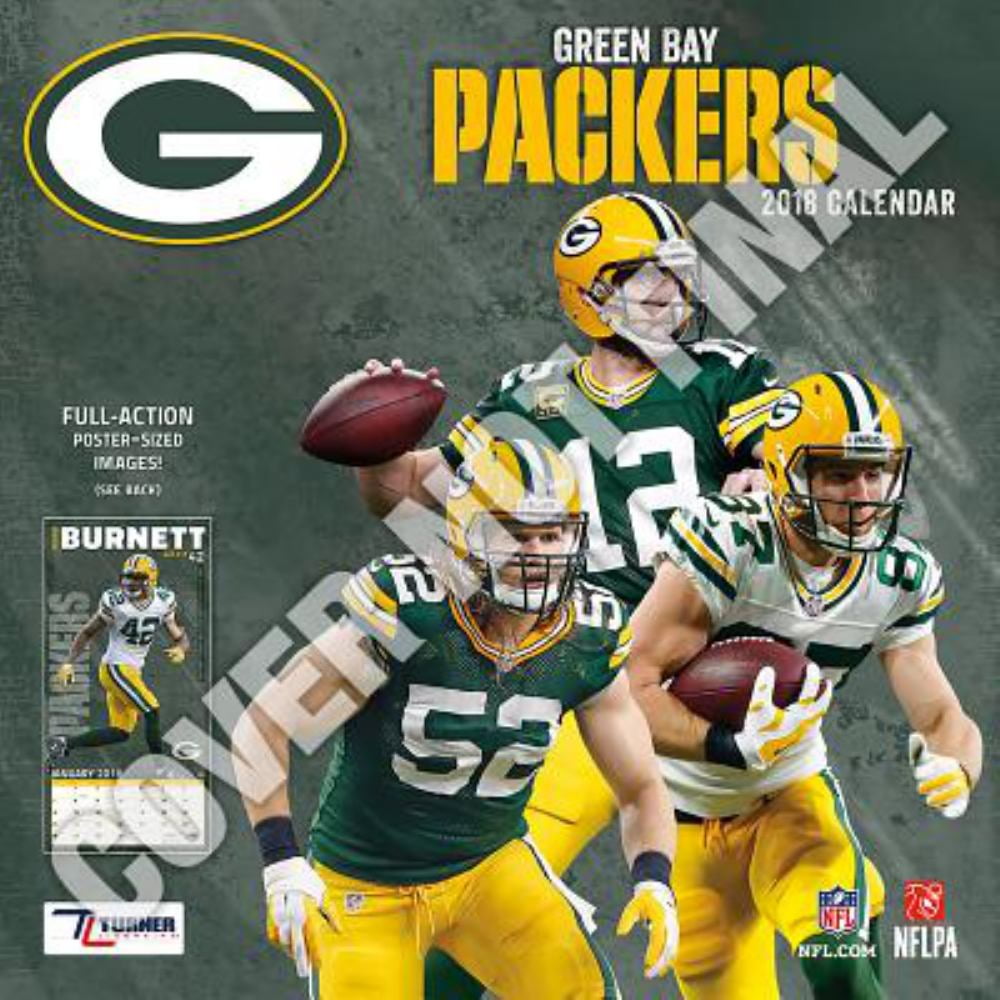 2019 GREEN BAY PACKERS WA LL TEAM CALENDAR - Walmart.com