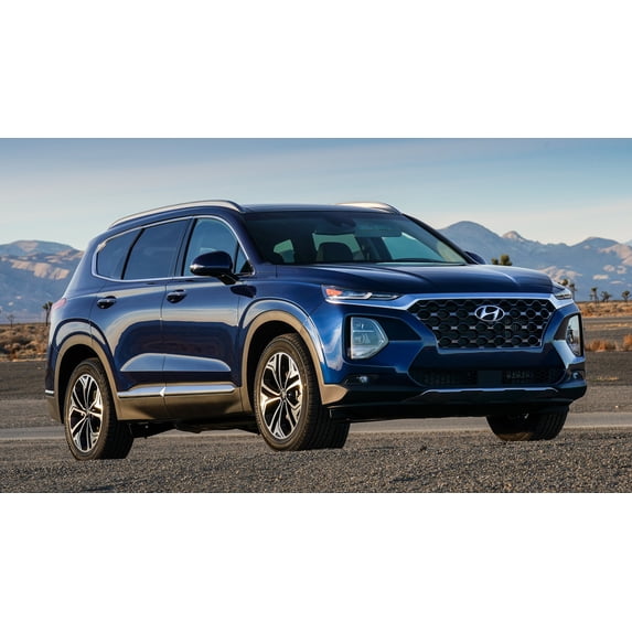 2019 Hyundai Santa Fe - 20x30 Inch Laminated Poster - Stunning Detail ...
