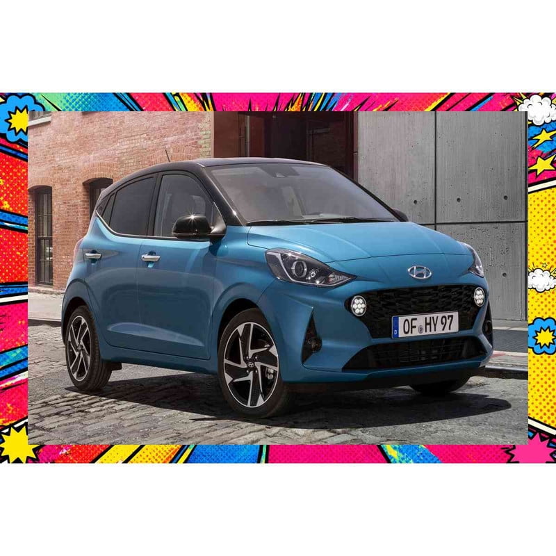 2019 Hyundai i10 - Pop Art Edition | 20x30 Inch Glossy Laminated Poster ...