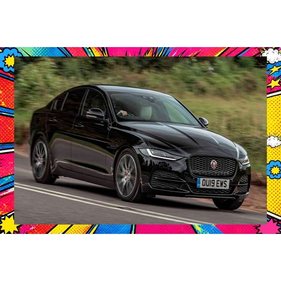 2019 Jaguar XE UK - Pop Art Edition | 12x18 Inch Laminated Poster ...