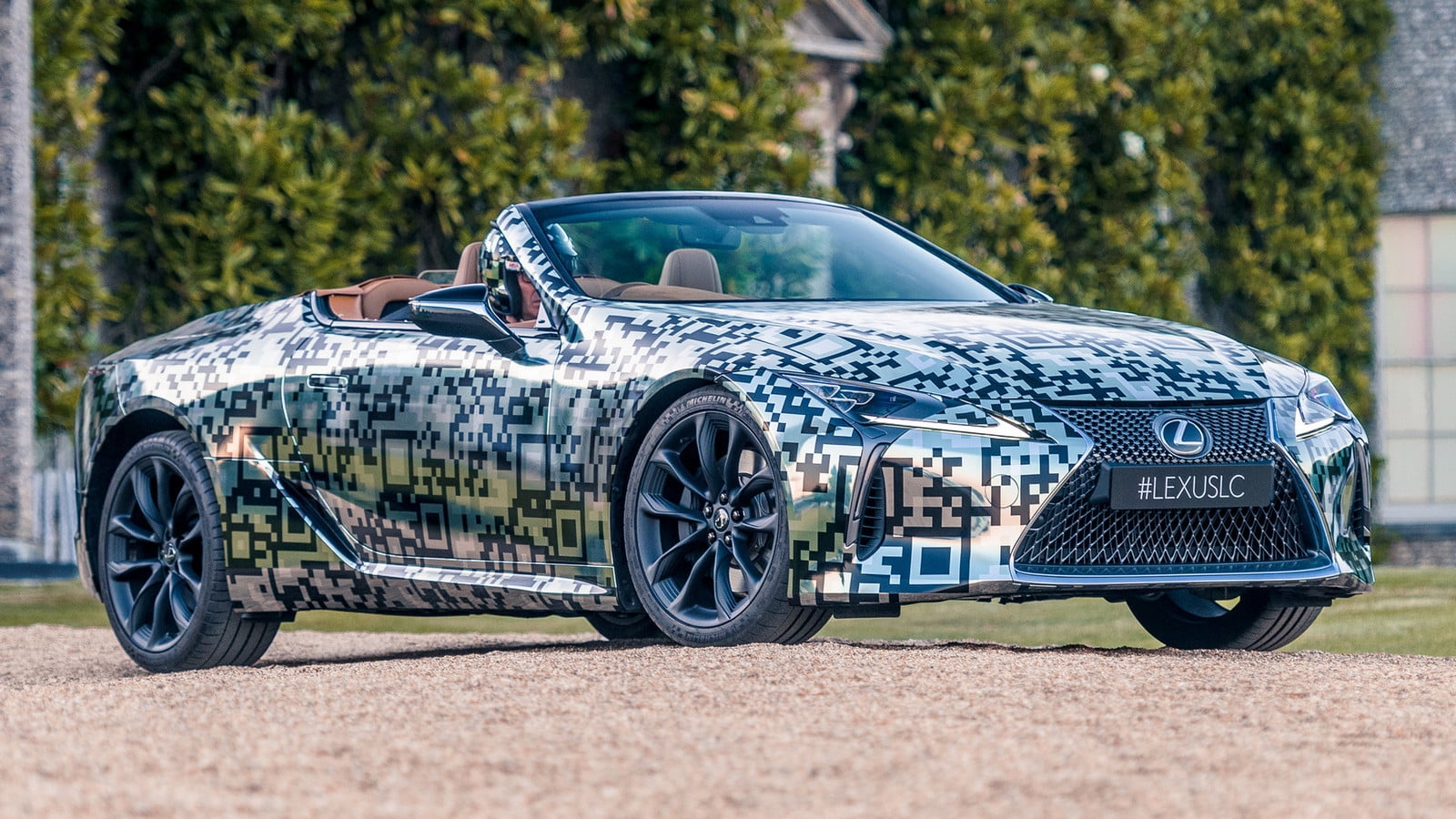 2019 Lexus LC Convertible Prototype - 20x30 Inch Laminated Poster ...