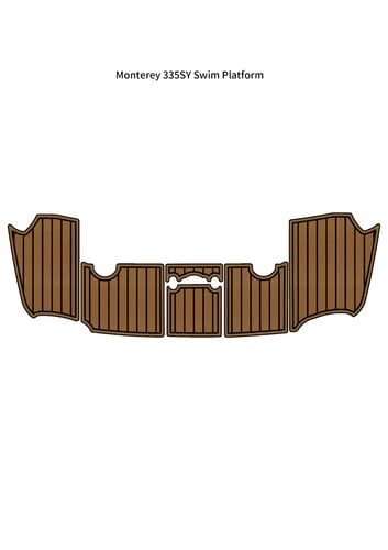 2019 Monterey 335SY Swim Platform Boat EVA Foam Teak Deck Floor Pad Mat ...
