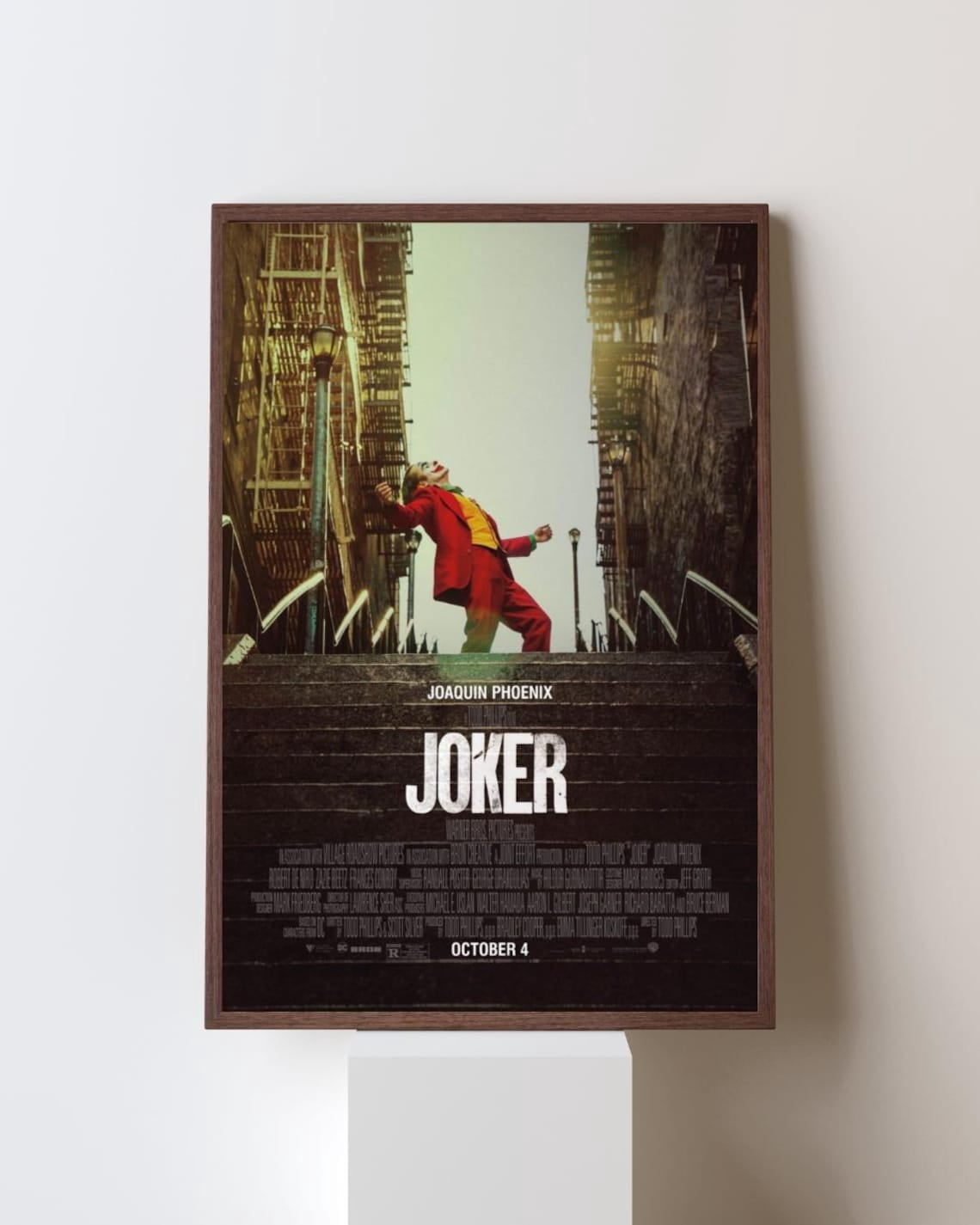 2019 Movie Psychological Film Art Joaquin Phoenix Cinema Decor Dark ...