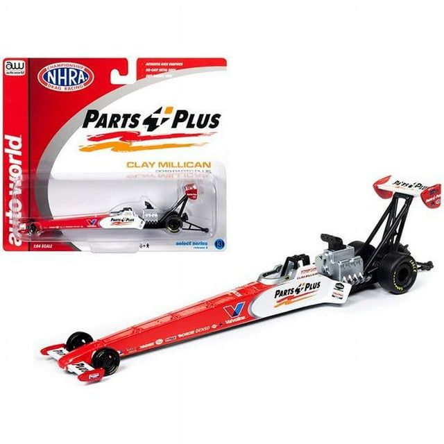 2019 NHRA TFD (Top Fuel Dragster) Clay Millican "Parts Plus" 1/64 ...