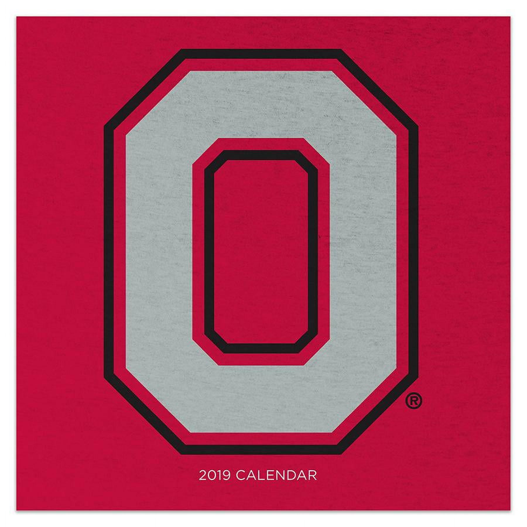 2019 Ohio State University 12" x 12" January 2019-December 2019 Wall ...