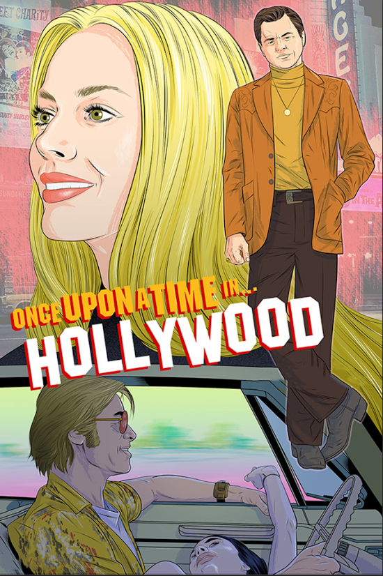 2019 Once Upon a Time... in Hollywood Movie Poster 24x36 Quentin ...