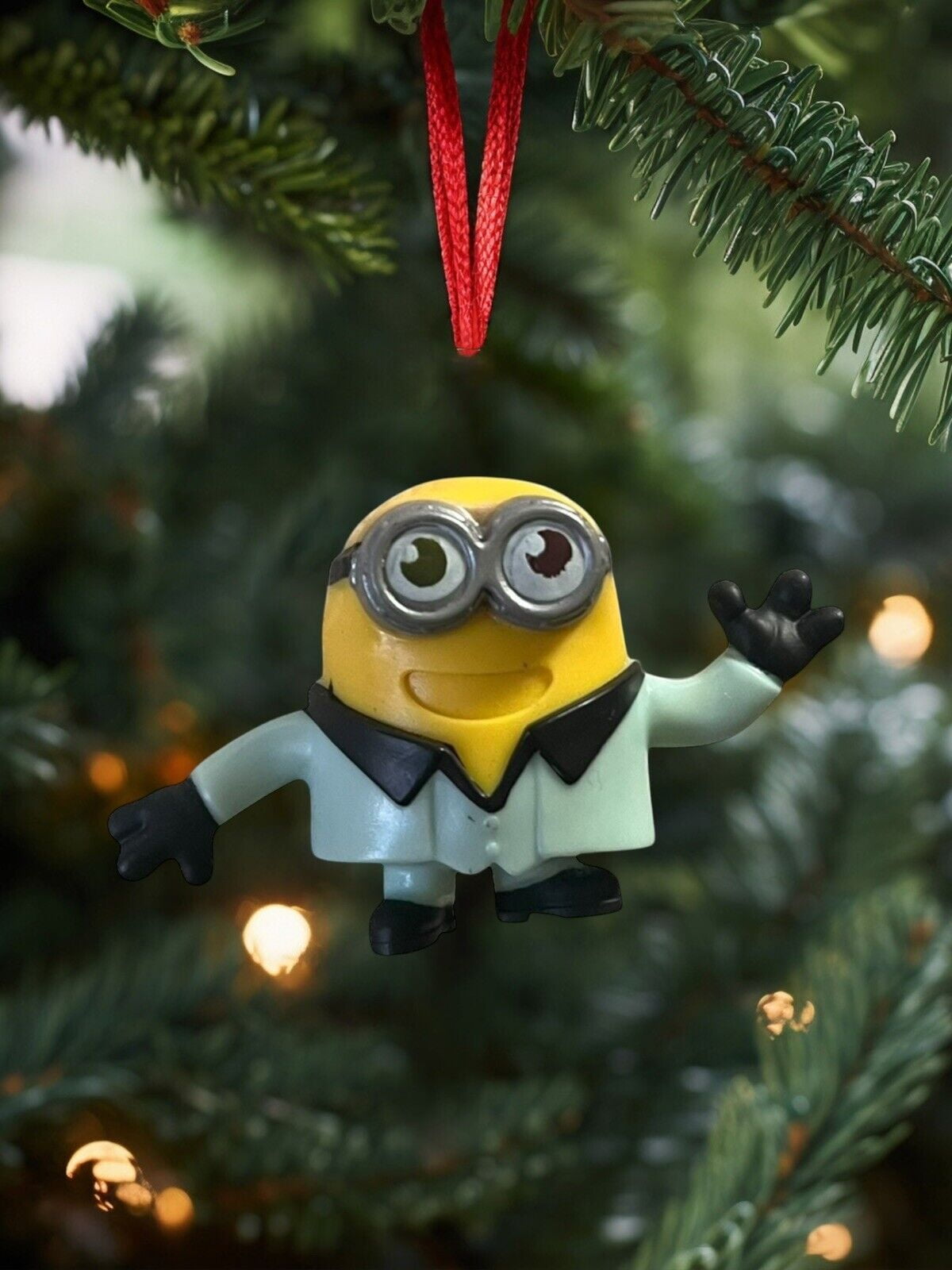 2019 Ornament Disco Prom Tuxedo Bob Minion Figurine Rise of Gru Figure ...