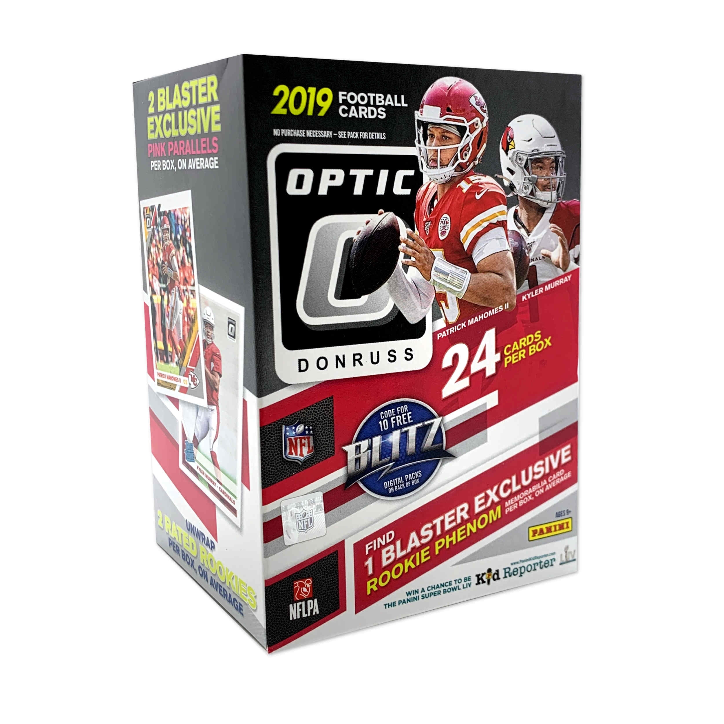 2019 Panini Donruss Optic NFL Football Trading Cards Wal-Mart Exclusive ...