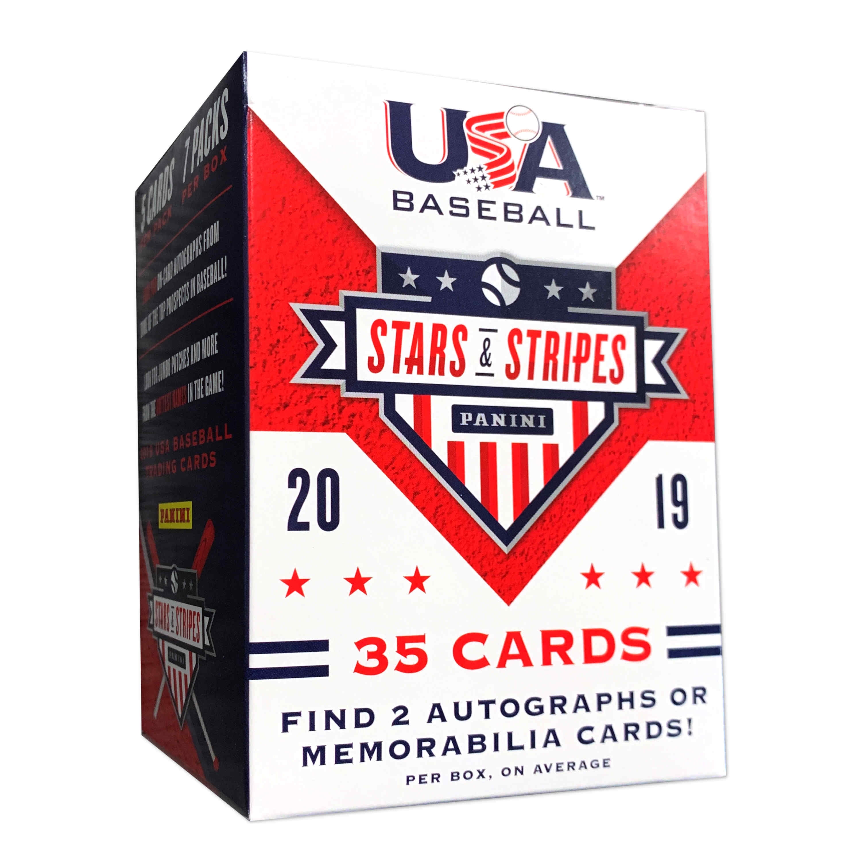 2019 Panini Stars and Stripes Baseball Blaster Box- 2 Autos or ...