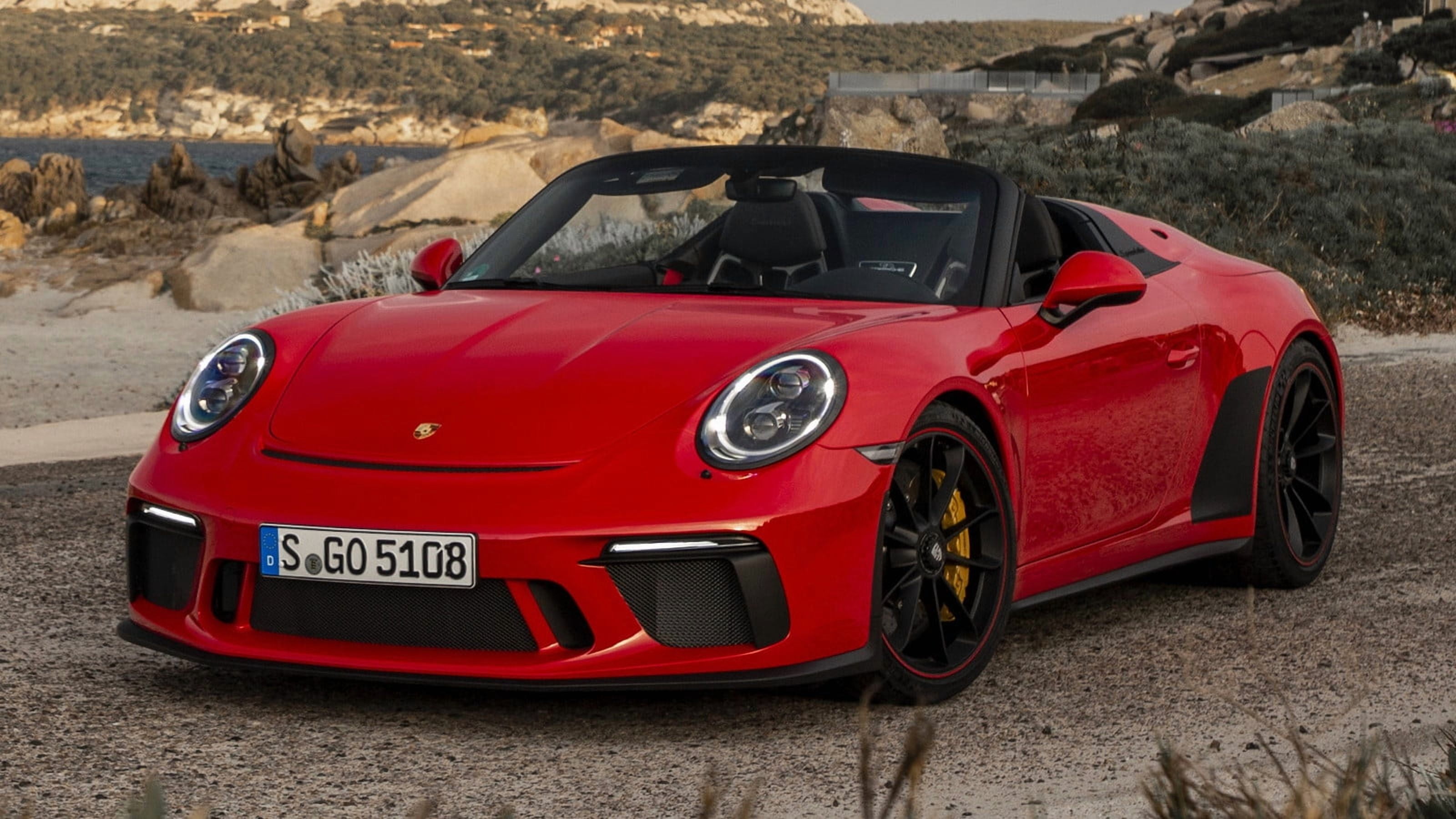 2019 Porsche 911 Speedster Car - 24x36 Inch Laminated Poster - Stunning ...