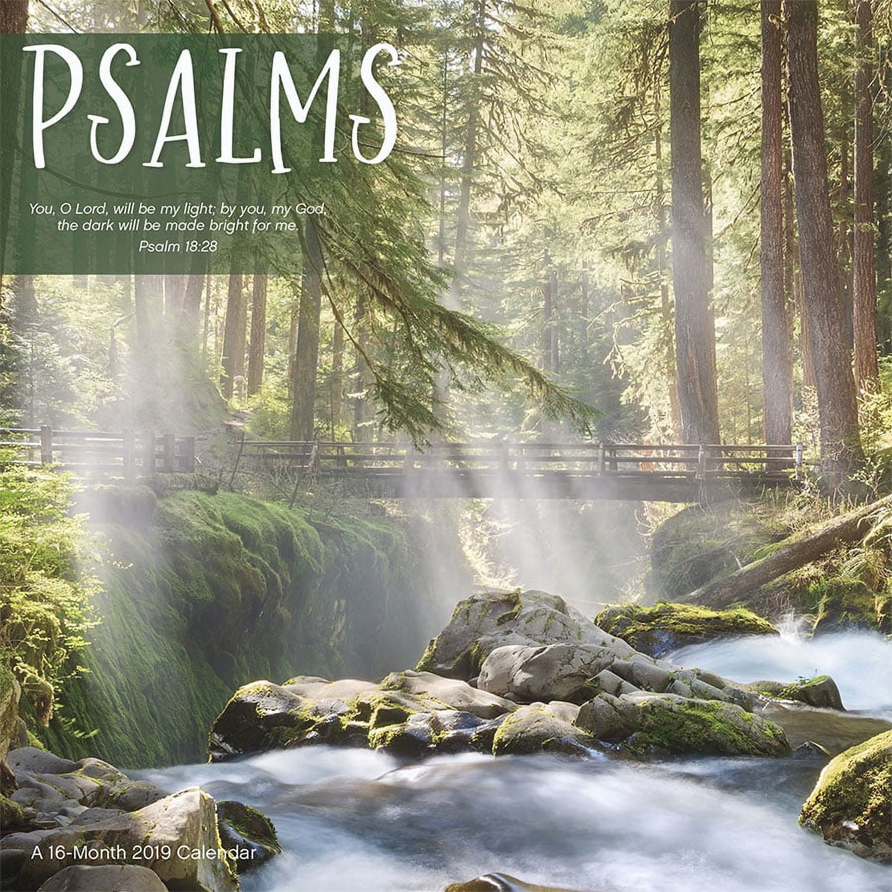 2019 Psalms Mini Calendar - Walmart.com