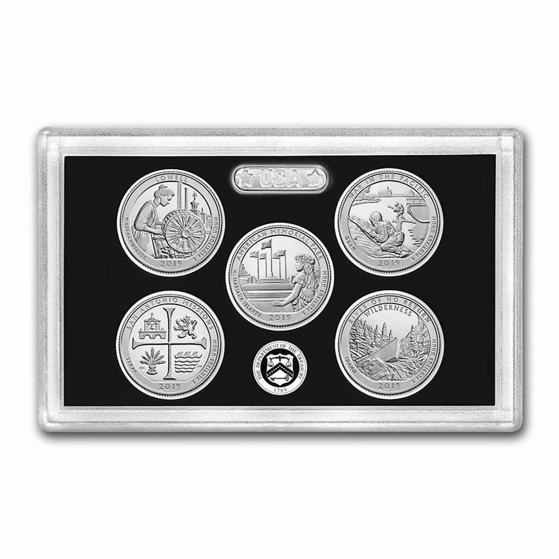 2019-S America the Beautiful Quarters Silver Proof Set - Walmart.com