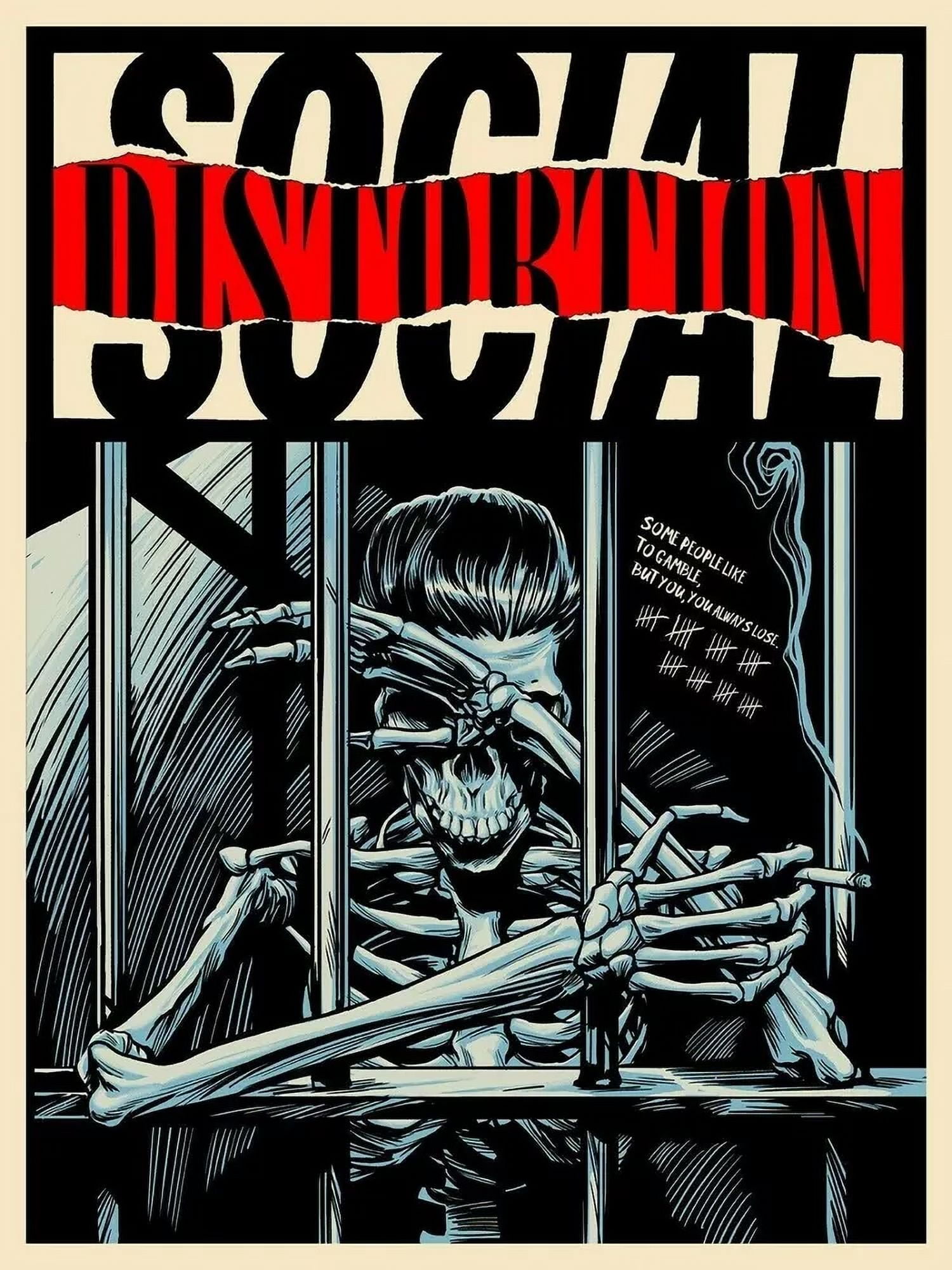 2019 SOCIAL DISTORTION CONCERT POSTER WORLD TOUR POSTER WALL ART PRINT ...