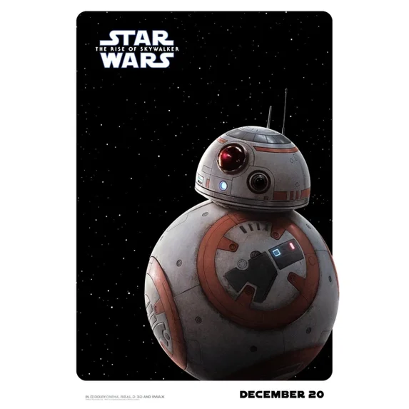 2019 Star Wars The Rise Of Skywalker Movie Poster Rey Kylo Ren Luke ...